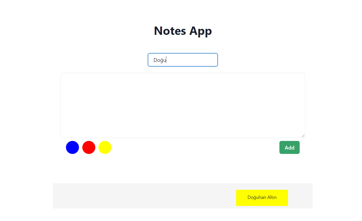 Github Doguhanaltin Notesapp
