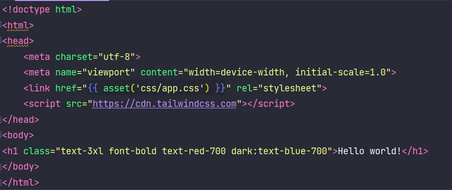 with (darkMode:'class'), when CDN is enabled, dark classes are still ...