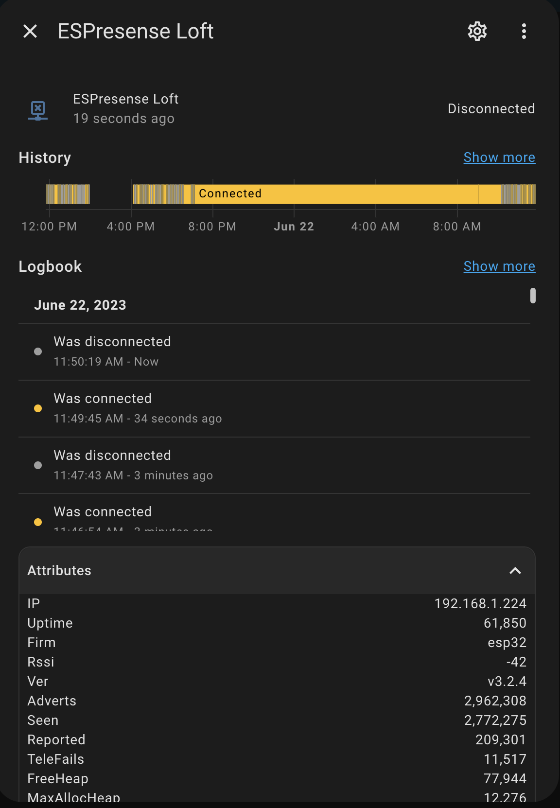 Constant Disconnects · ESPresense ESPresense · Discussion #939 · GitHub