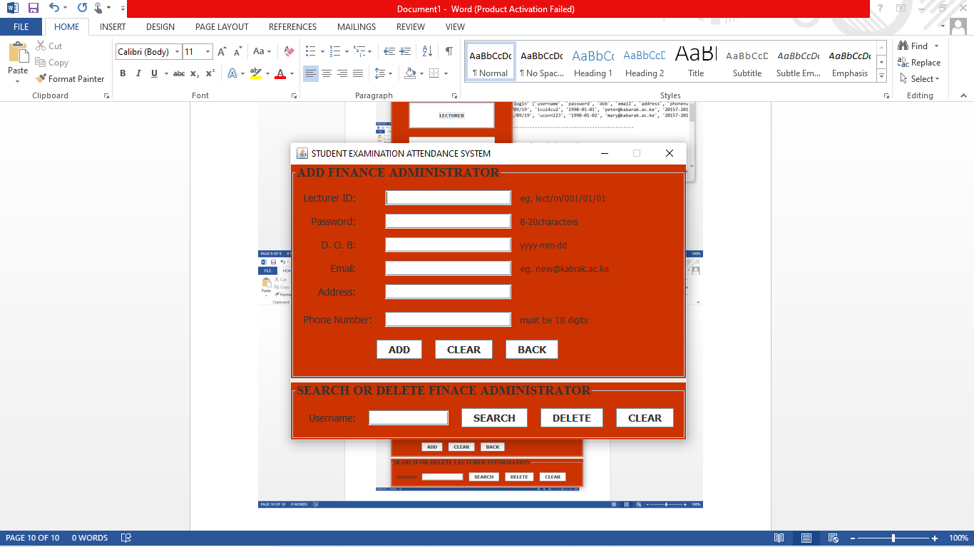 GitHub - Linet-Thuo/Biometric-Examination-Attenance-System: Using Java and MYSQL.