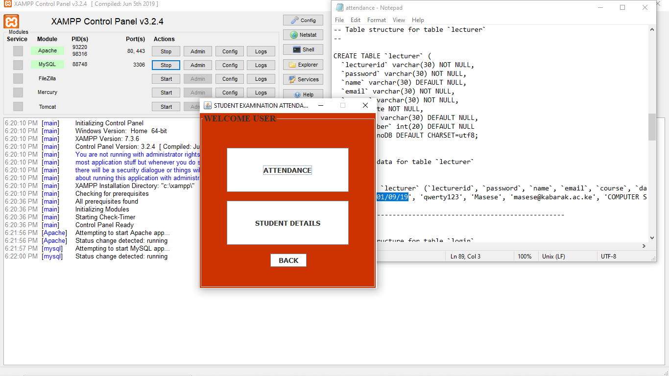 GitHub - Linet-Thuo/Biometric-Examination-Attenance-System: Using Java and MYSQL.