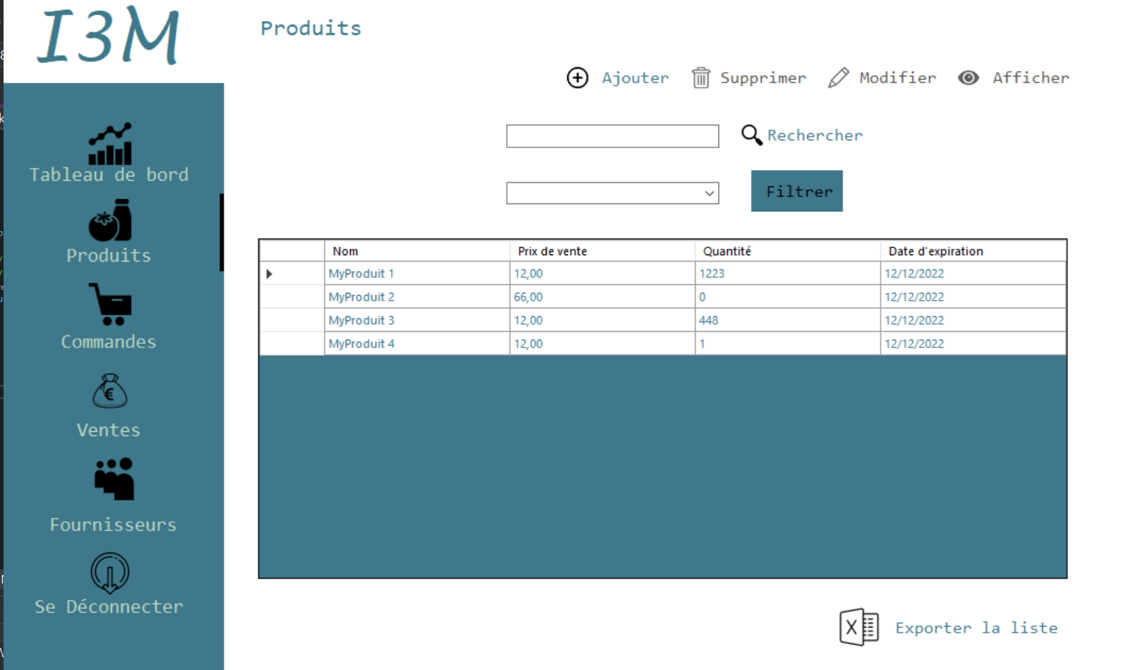 GitHub - mery-19/GestionDeStockI3M: project with C# windows form and WCF