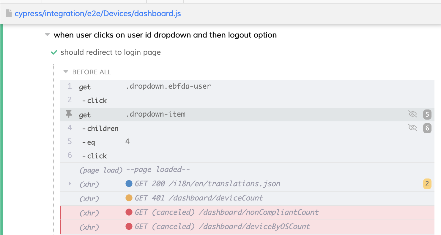 Error even after the test pass · Issue #8205 · cypress-io/cypress · GitHub