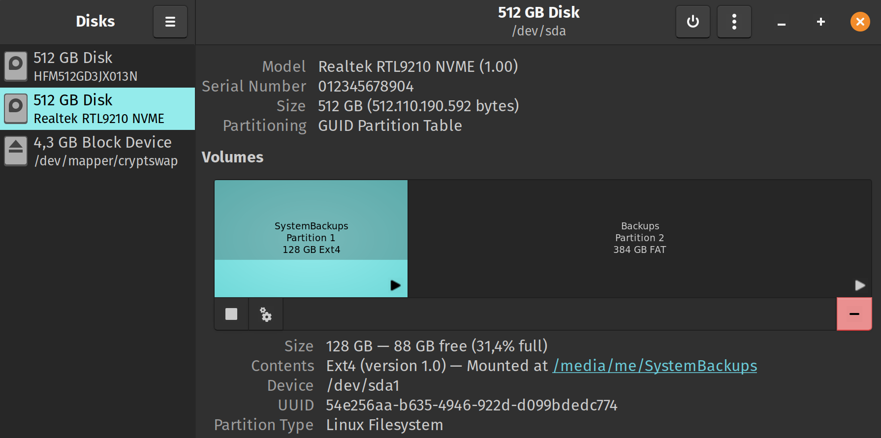 Wifi disconnects when external M.2 NVME gets viewed via Nautilus (Linux Filesystem EXT4 & FAT32 ...