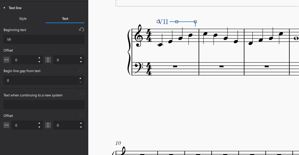 [MU4 Issue] Text-lines: Property to allow user to adjust horizontal gap between text and line ...