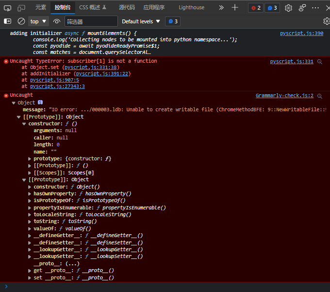 [BUG] I can't use it now... It was working yesterday. · Issue #429 · pyscript/pyscript · GitHub