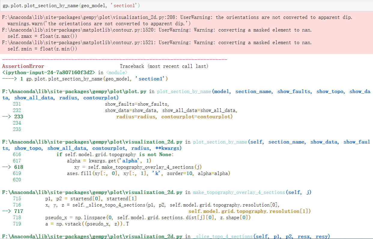 Plotting 2D section · Issue #390 · gempy-project/gempy · GitHub