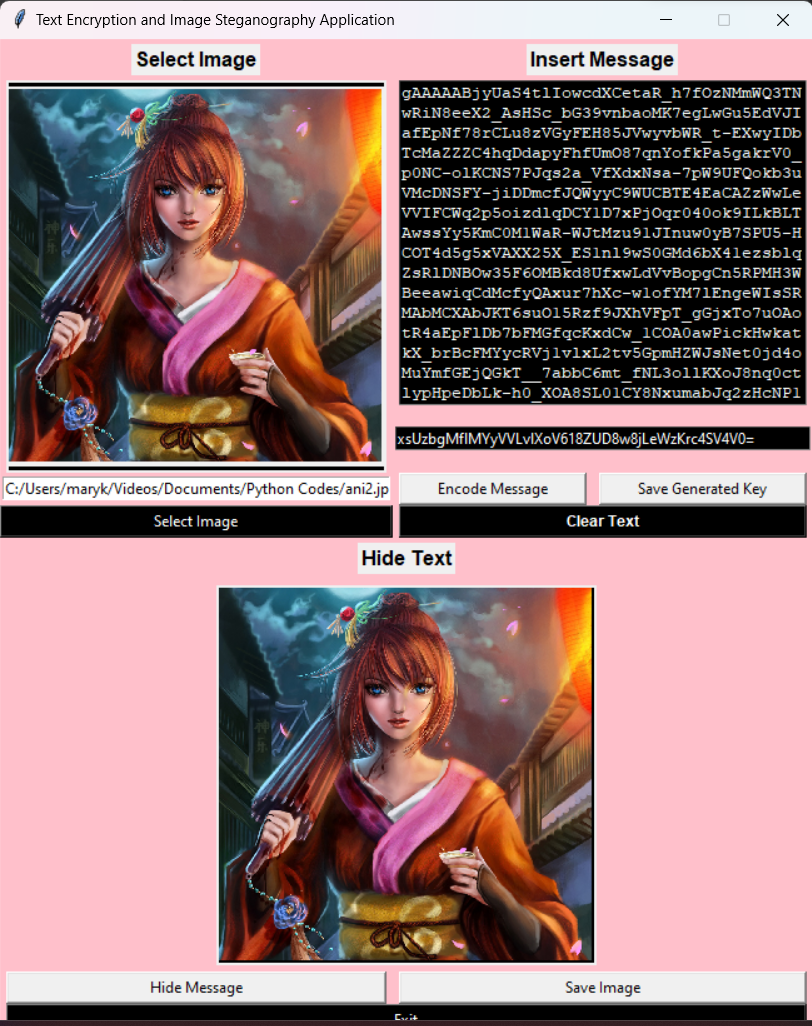 GitHub - MaryKenneth/Cryptography-stegnography: This is a simple GUI ...