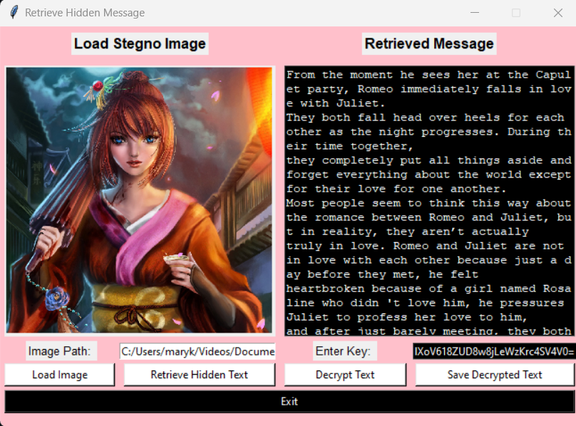 GitHub - MaryKenneth/Cryptography-stegnography: This is a simple GUI written in Python to ...