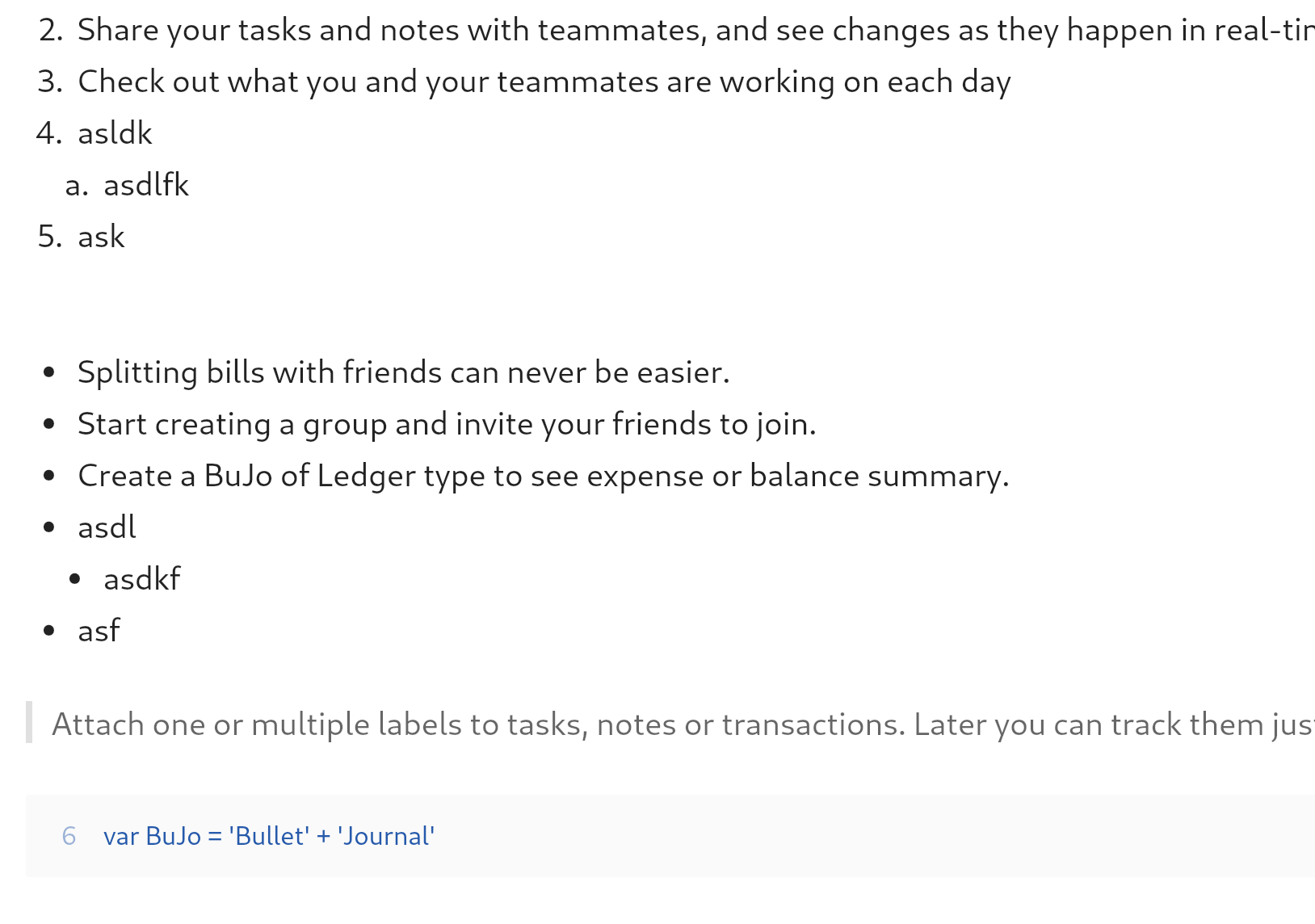 All Code Blocks And Lists Continue Previous Un Connected Lists · Issue 993 · Singerdmx