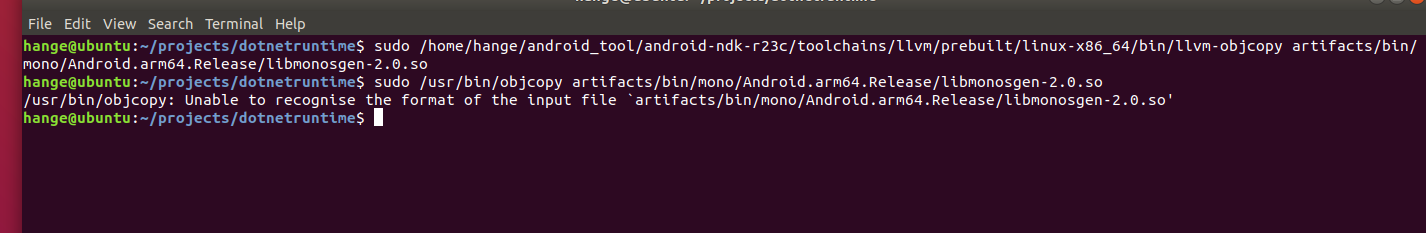 [mono][release/7.0] build libs for android arm64 failed on ubuntu · Issue #78141 · dotnet ...