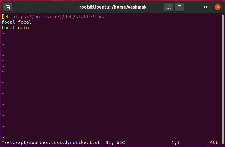 Nuitka installation script not working properly on Ubuntu · Issue #1404 · Nuitka/Nuitka · GitHub