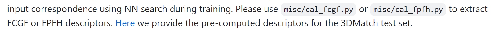 FPFH和FCGF pre-computed descriptor下载链接失效 · Issue #26 · XuyangBai ...