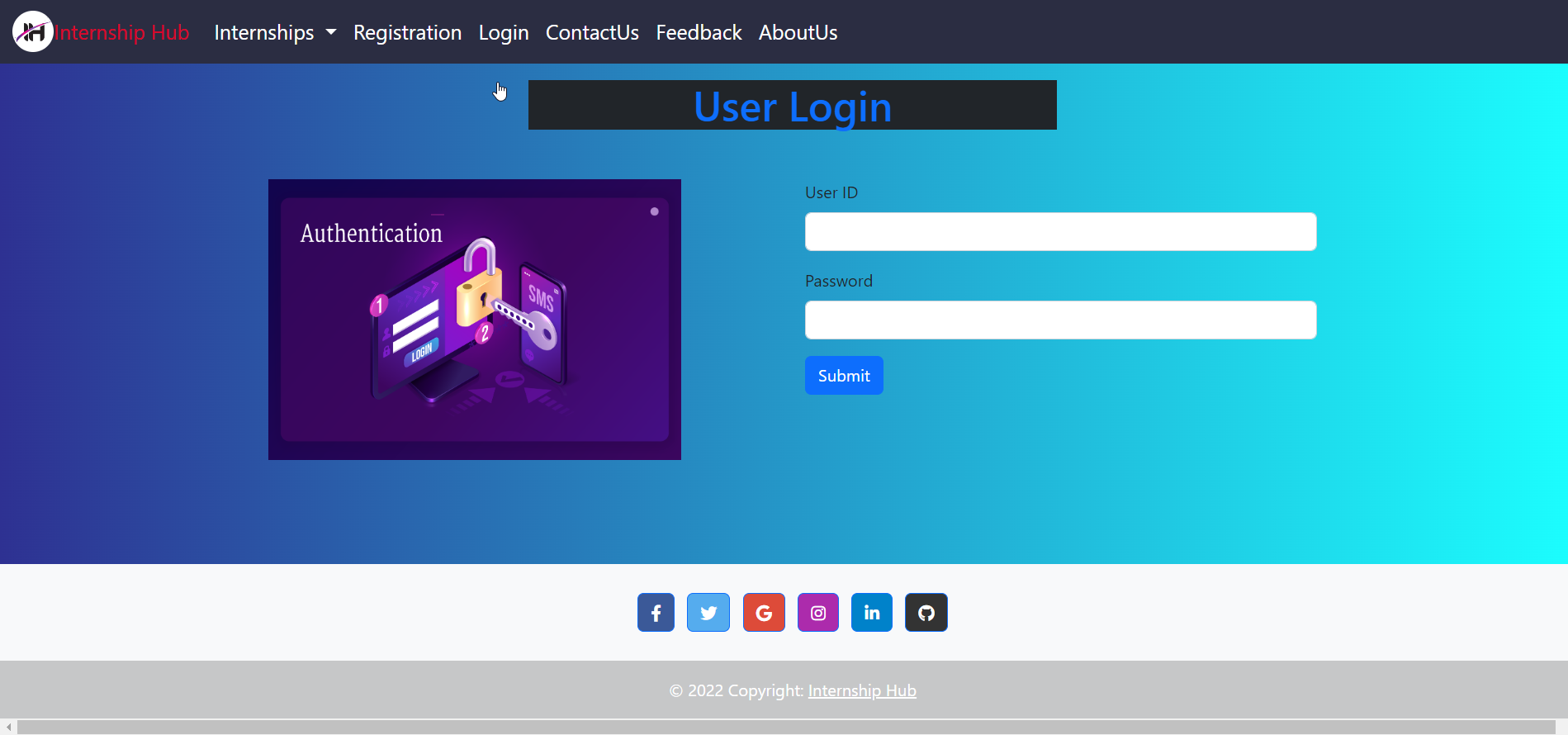 GitHub - DPrasoon/InternshipHub: A dynamic web application to help college students find ...
