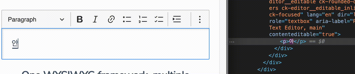 Korean can't properly typing after using twice keydown space bar( ) · Issue #9081 · ckeditor ...
