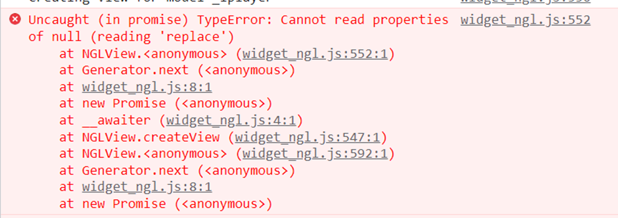 nv.demo() does not show anything · Issue #1048 · nglviewer/nglview · GitHub