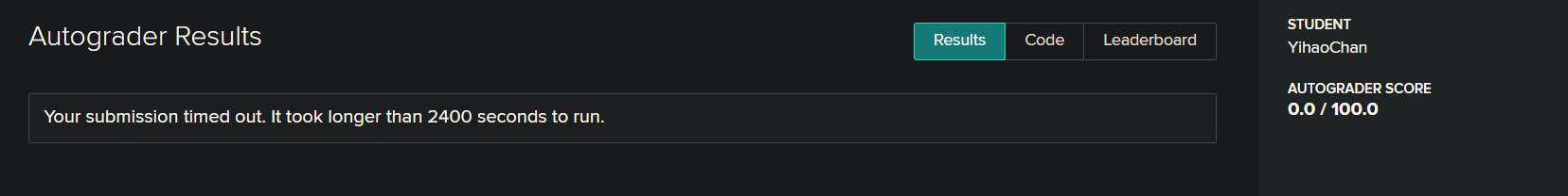 Project1 on GradeScope suffers from timed out. · Issue #200 · cmu-db/bustub · GitHub