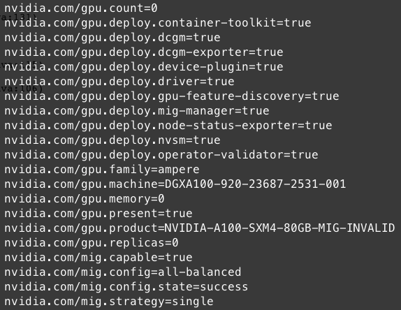 A problem that labels are not normally created when using custom-config ...