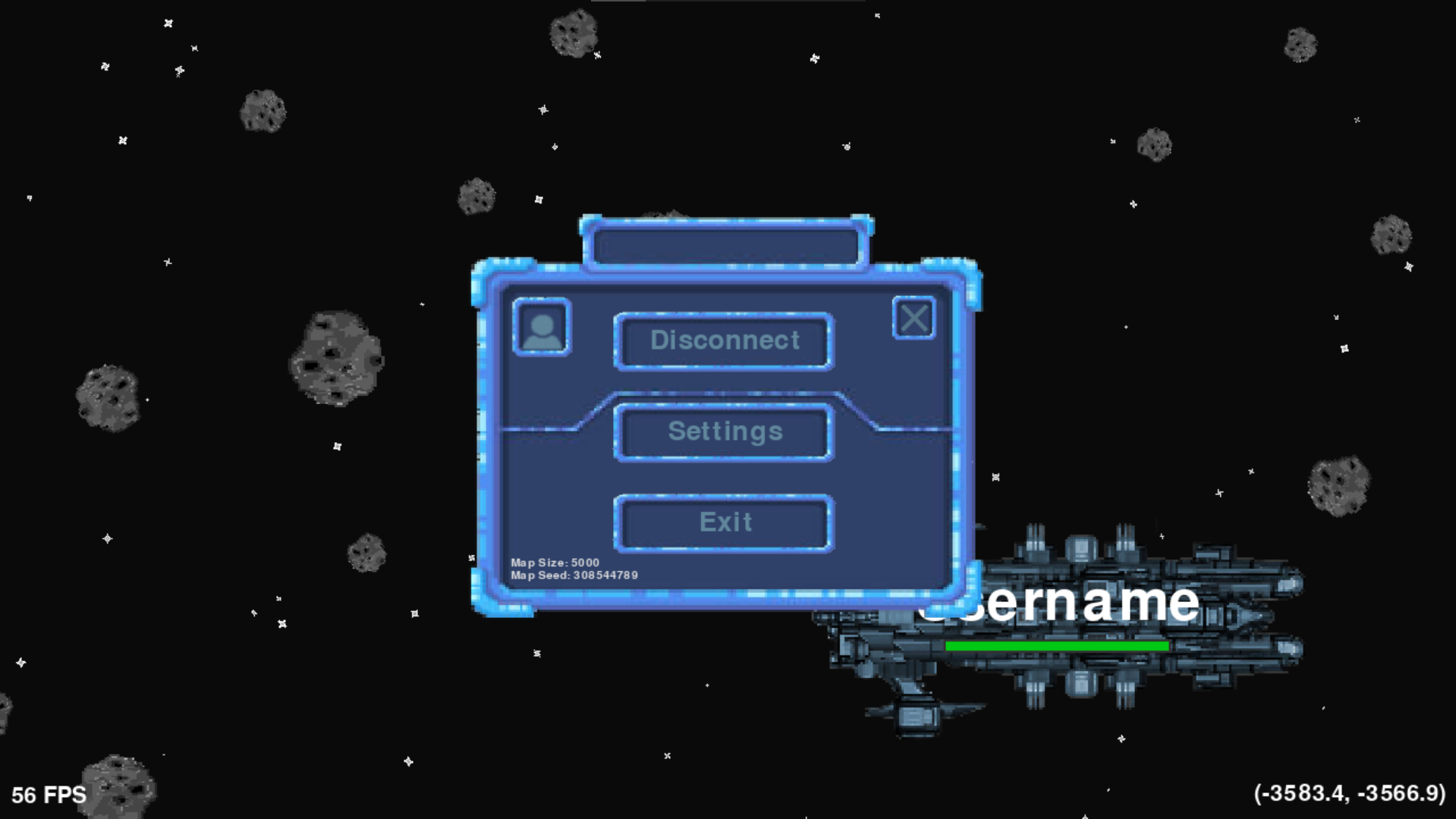 GitHub - denyahnov/spaceships: 2D Multiplayer Game