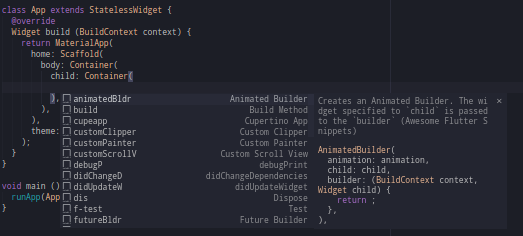 Broken intellisense on vs-code version 1.51 · Issue #80314 · flutter ...
