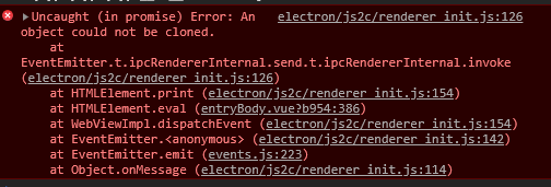 webview.print error(An object could not be cloned) · Issue #24364 · electron/electron · GitHub