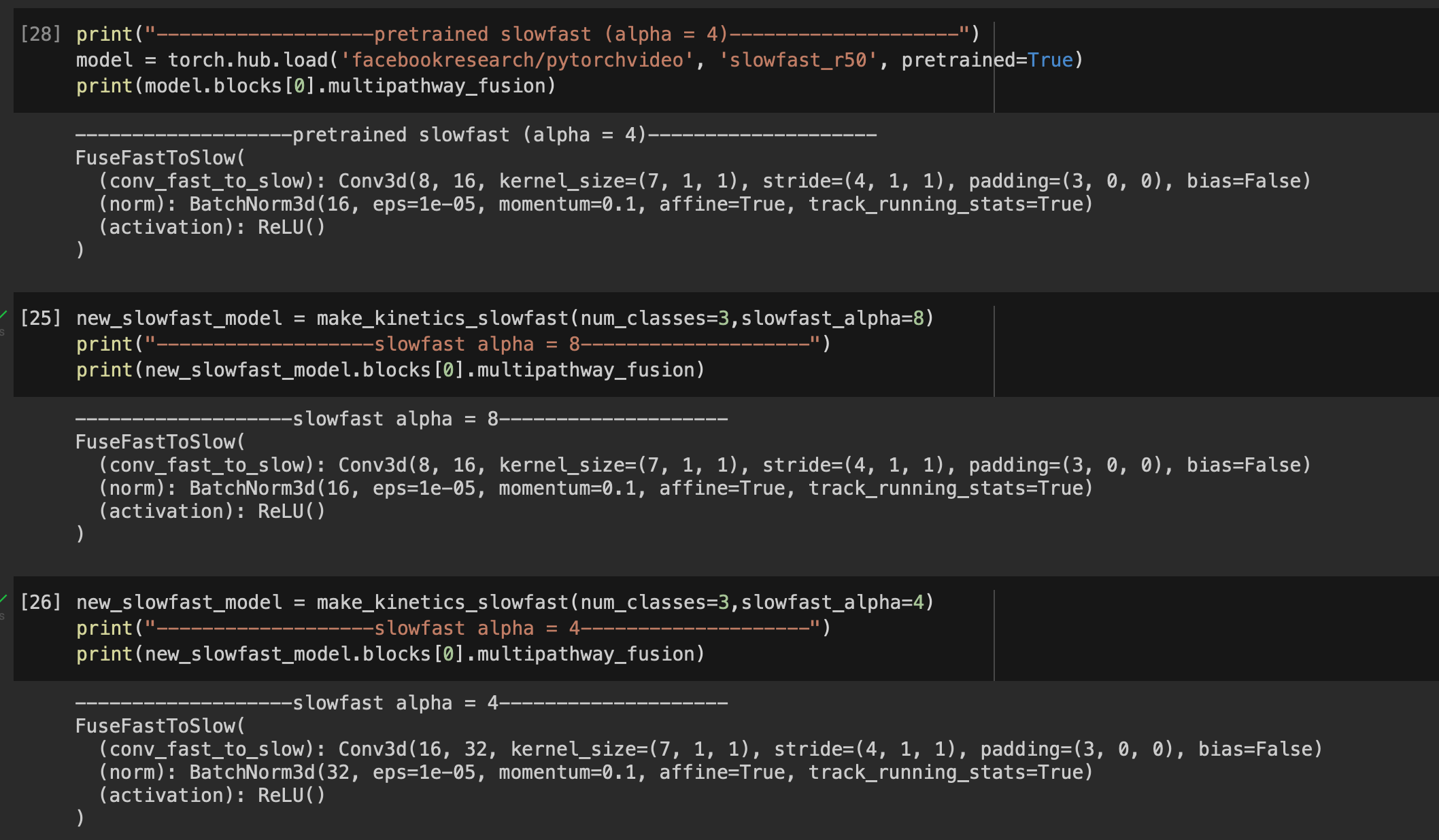 Unexpected FuseFastToSlow convolution dimension when compares to the pretrained model · Issue ...
