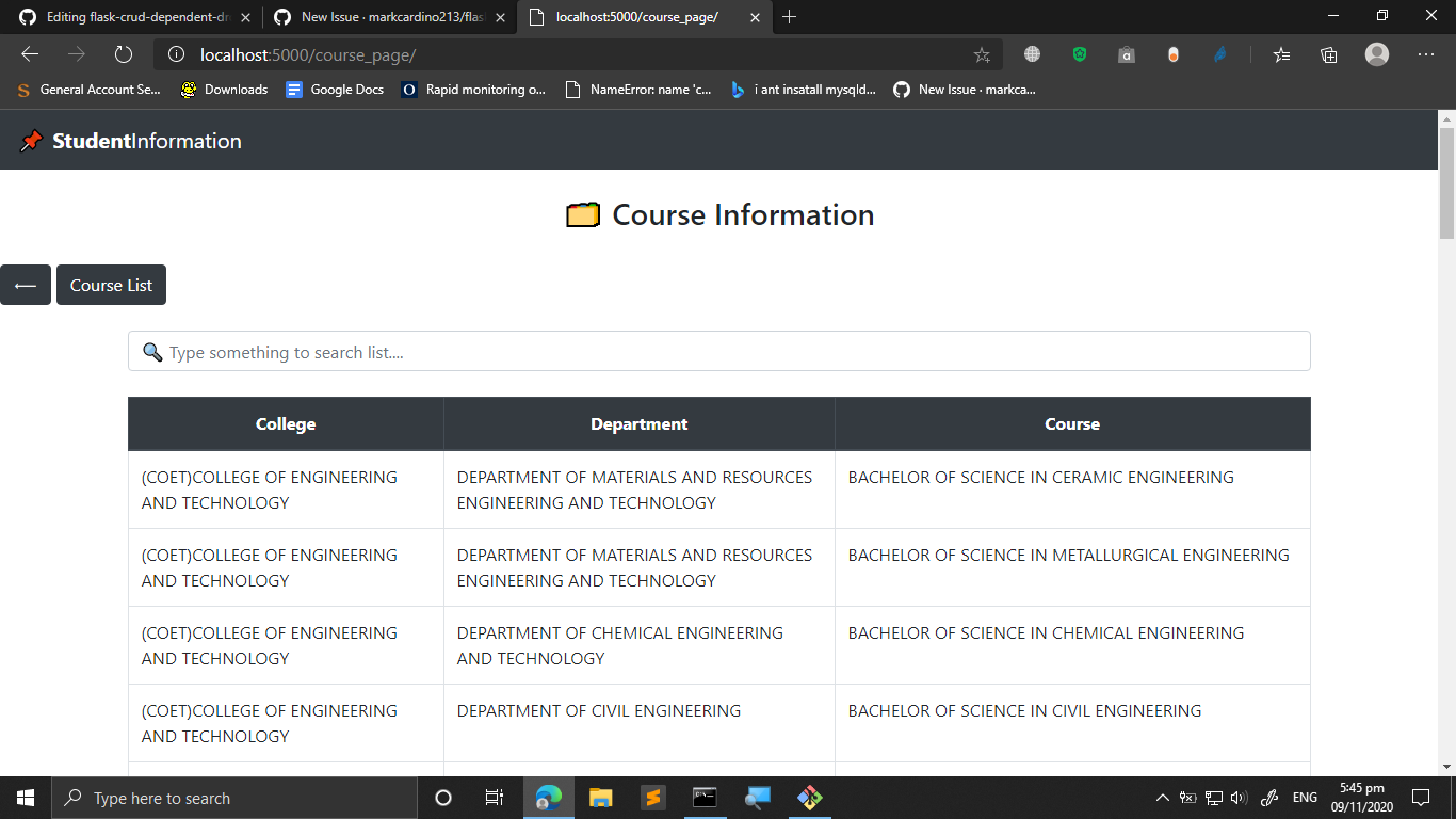 GitHub - markcardino213/flask-crud-dependent-dropdown