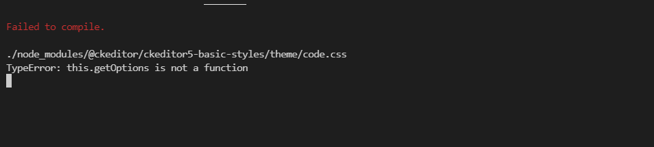TypeError: this.getOptions is not a function · Issue #10475 · ckeditor ...
