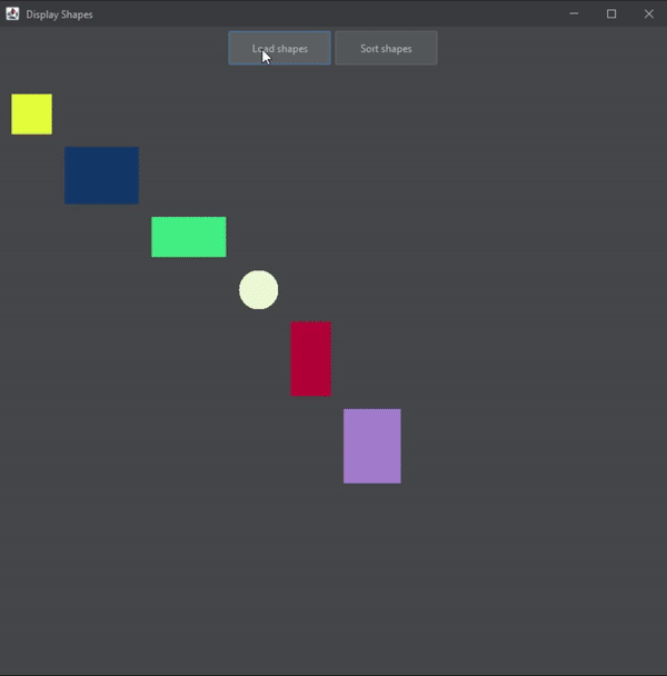 Github A Mohamadshape Sort Java Application Using Object Oriented Design 