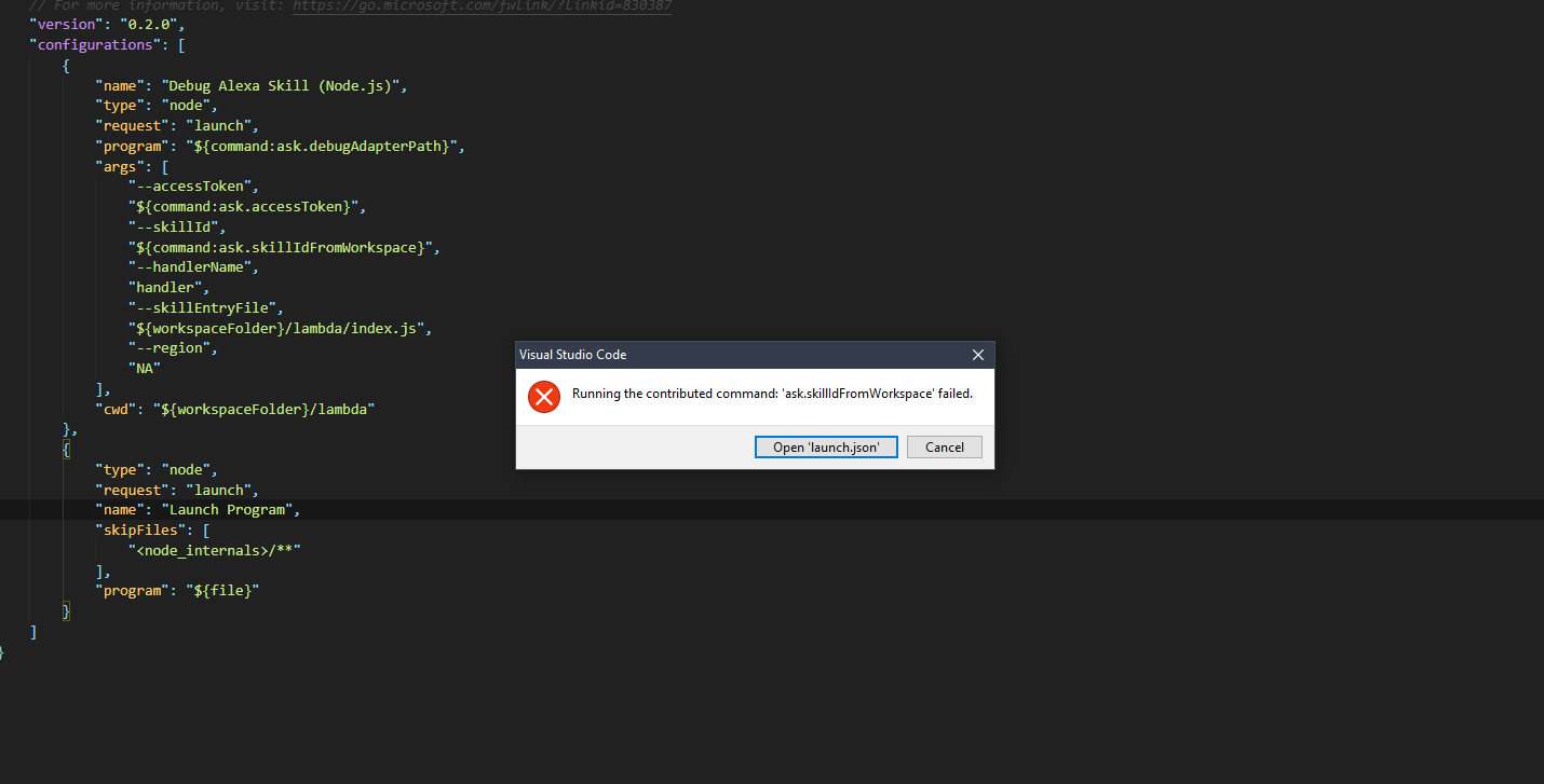 "ask-sdk-local-debug package not found" when running debugger. Packages are installed. · Issue ...