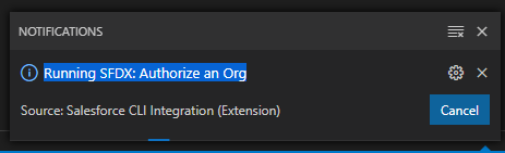 Running SFDX: Authorize an Org --> Running long and cant able to Authorise my Org · Issue #90684 ...