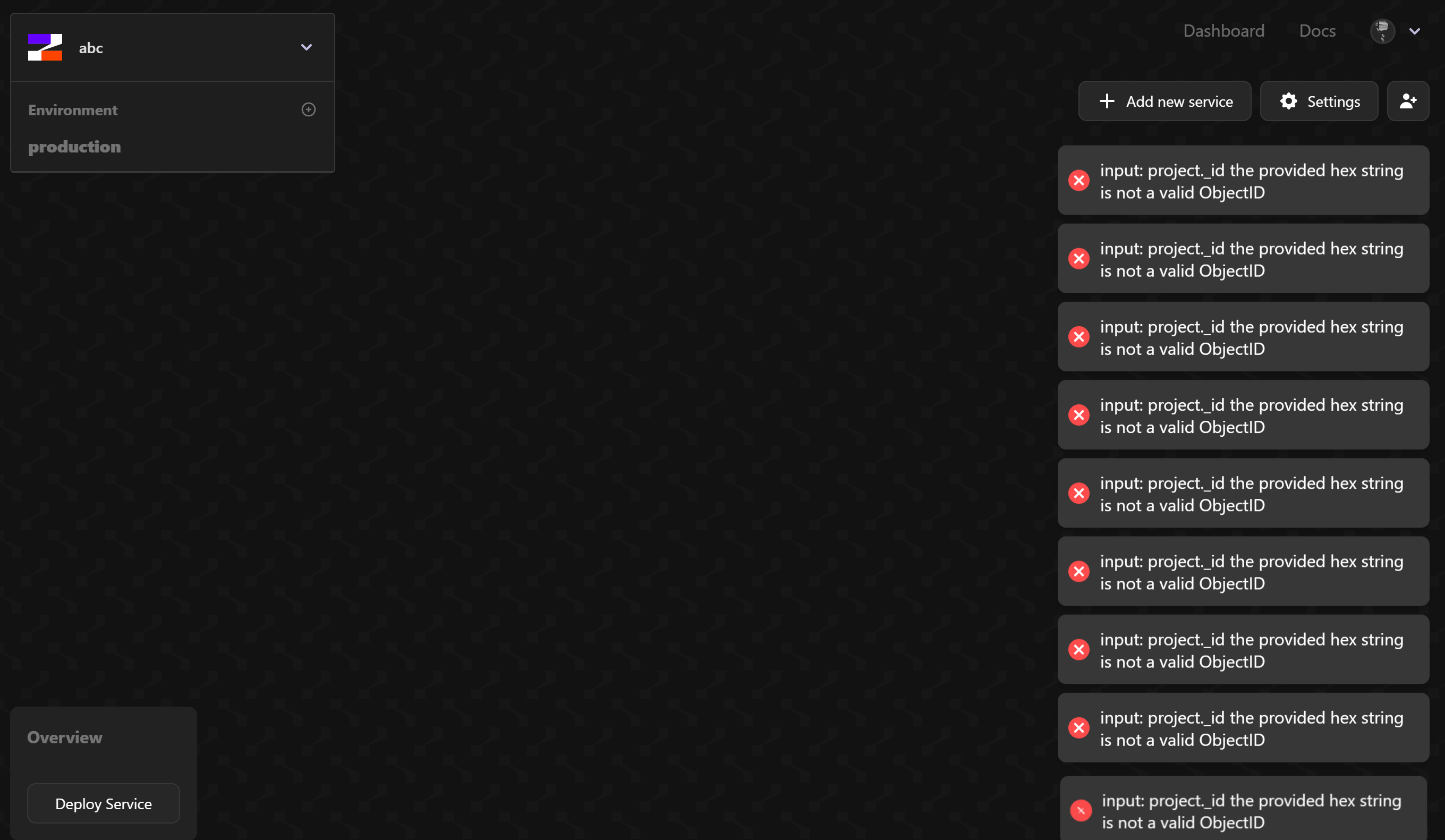 Errors occurred while creating new envirnment · Issue #20 · zeabur/zeabur · GitHub
