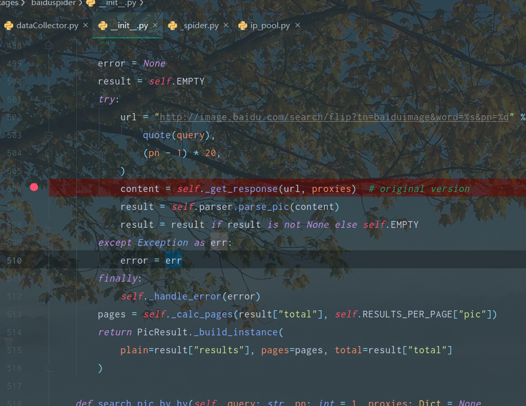 使用代理ip池，[BUG]KeyError: 'total' · Issue #136 · BaiduSpider/BaiduSpider · GitHub