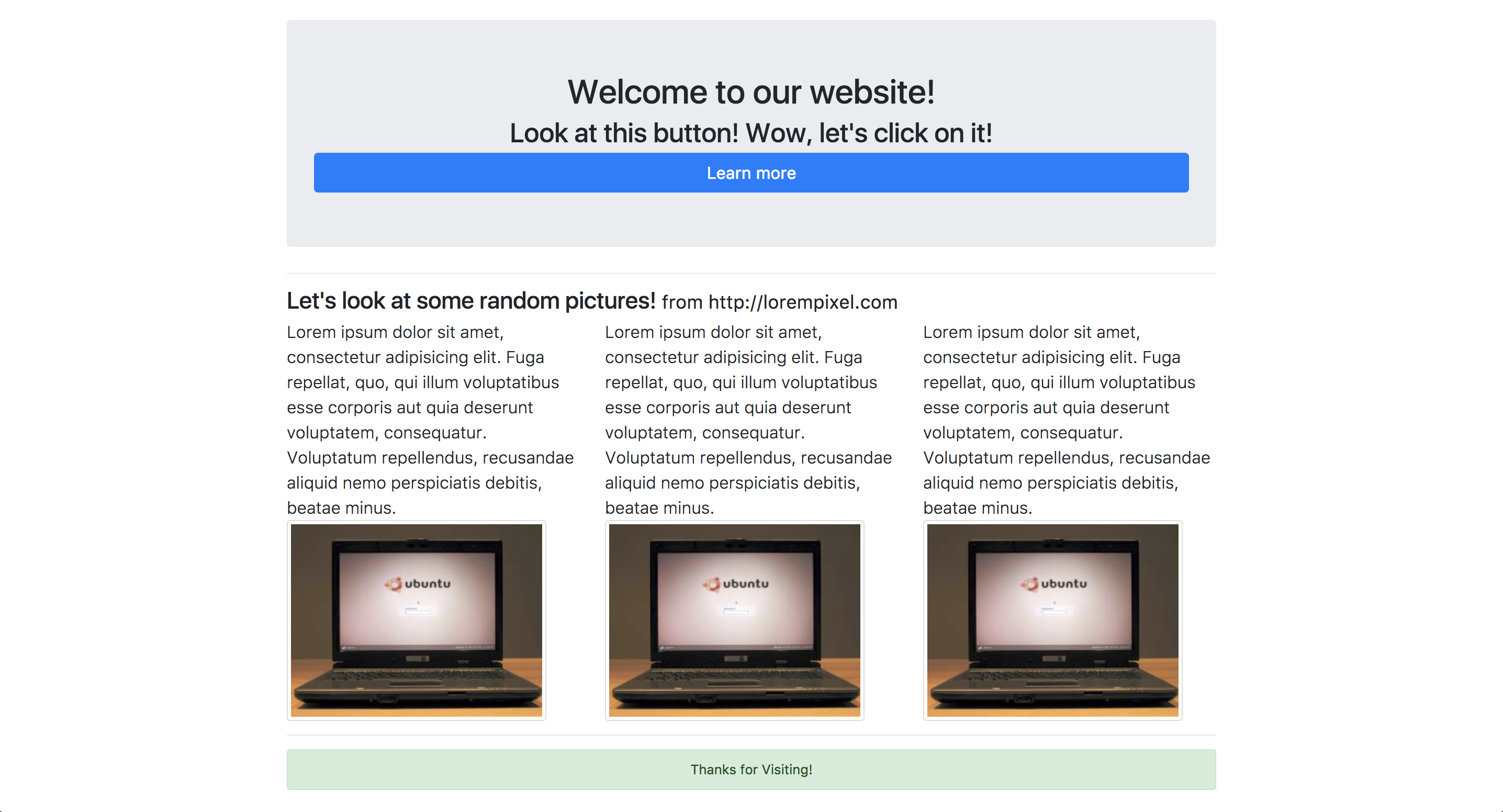 Task - Bootstrap - Dummy Website · akash-coded mern · Discussion #129 · GitHub