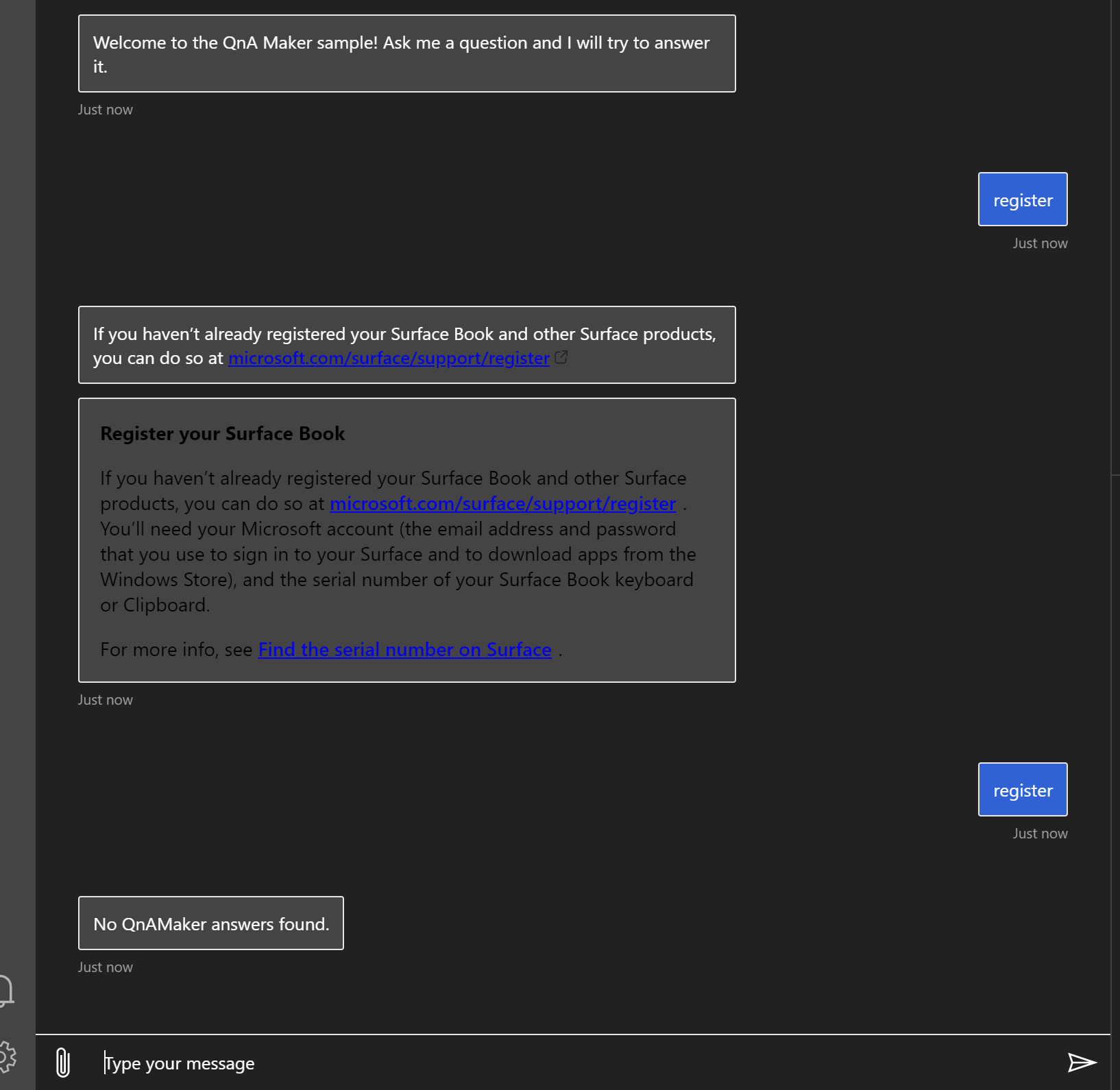 "No Qnamaker answers found" returned for an existing qna · Issue #4205 · microsoft/botbuilder-js ...