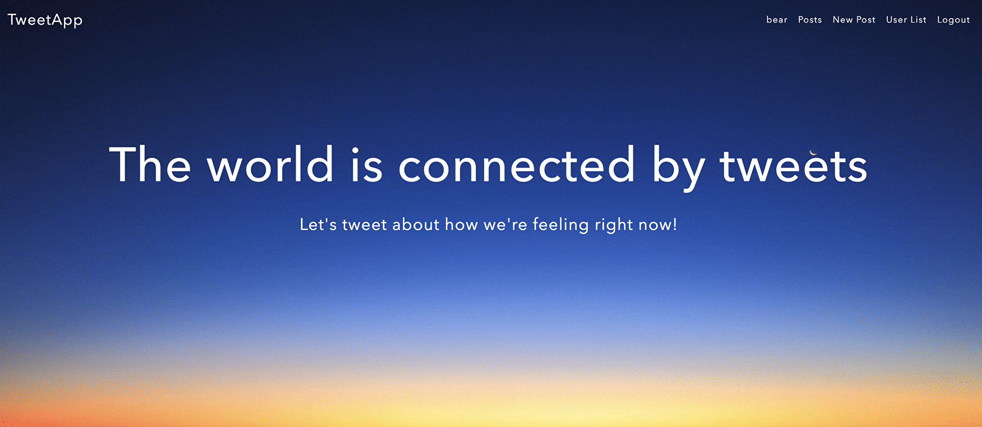 GitHub - momokahori124/tweet_app: twitterのような投稿ができるアプリです