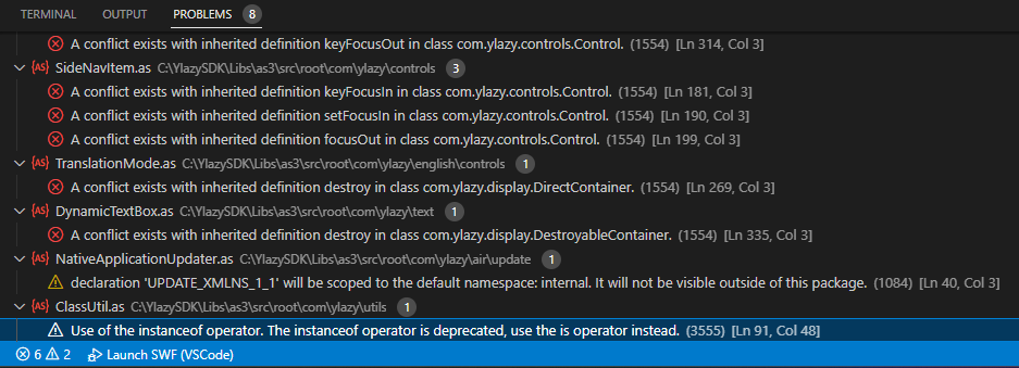 Turn off compiler warning by id · Issue #2313 · airsdk/Adobe-Runtime-Support · GitHub