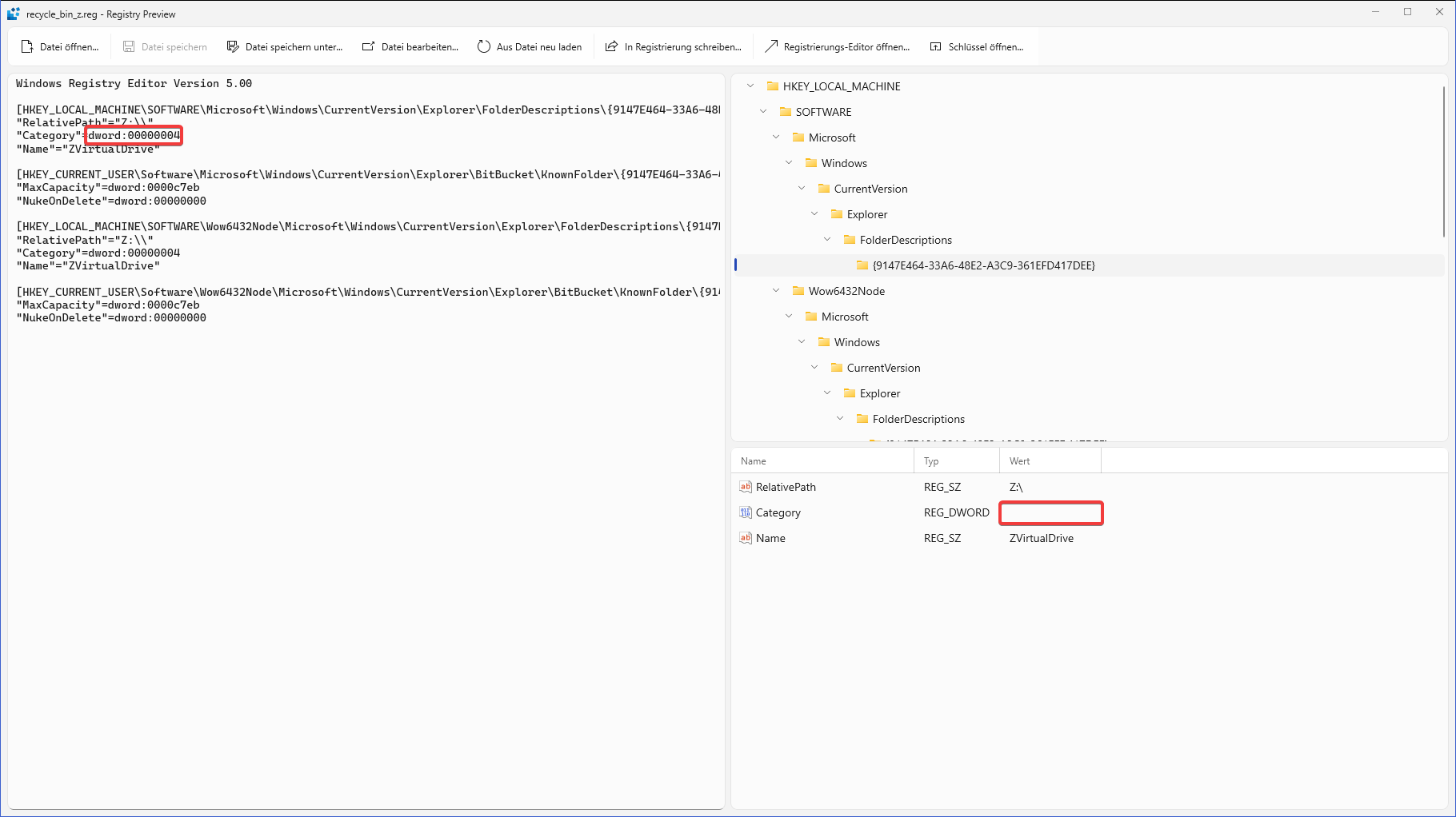 Registry Preview is not showing empty values for DWORDs · Issue #26699 · microsoft/PowerToys ...