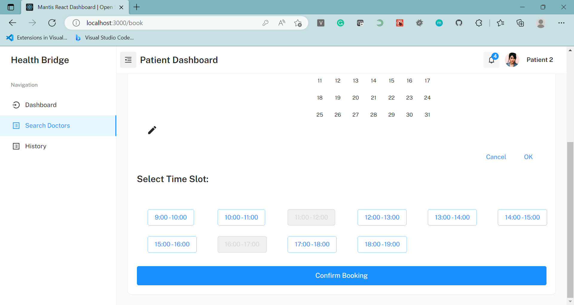 GitHub - SejalDhondkar/Doctors-Appointment-Frontend
