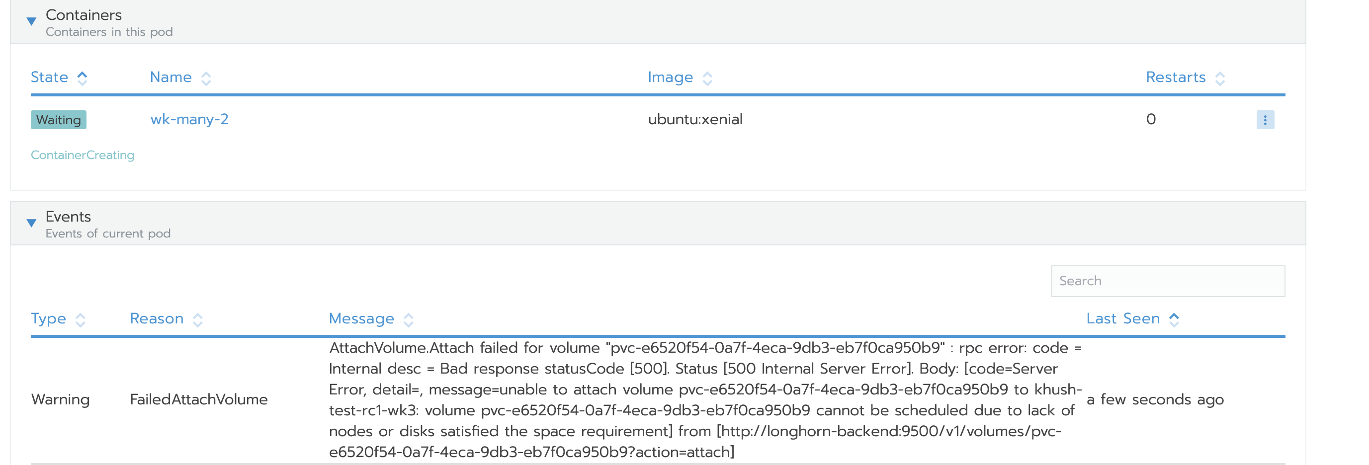 [BUG] RWX doesn't work with Degraded Availability · Issue #2463 · longhorn/longhorn · GitHub