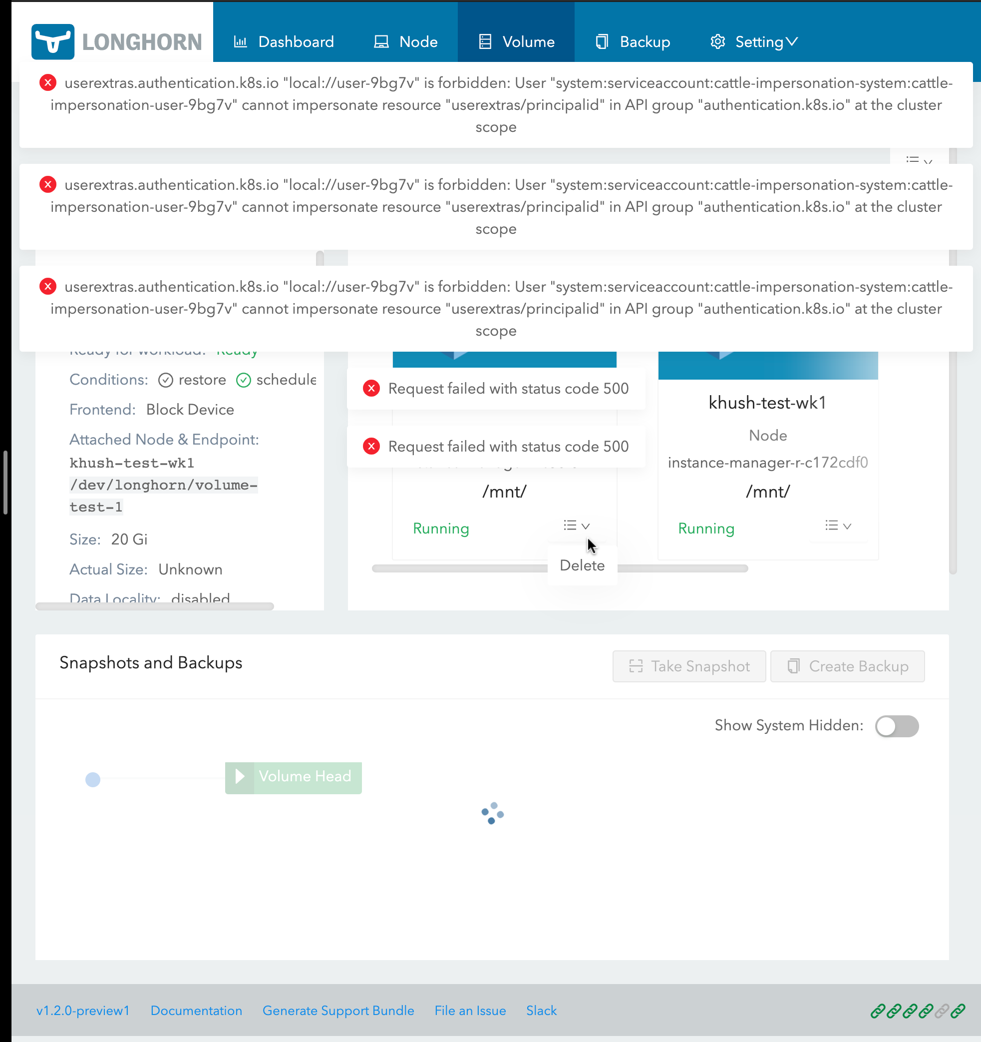 Longhorn UI running on Rancher proxy sometimes shows error to load the page. · Issue #3973 ...