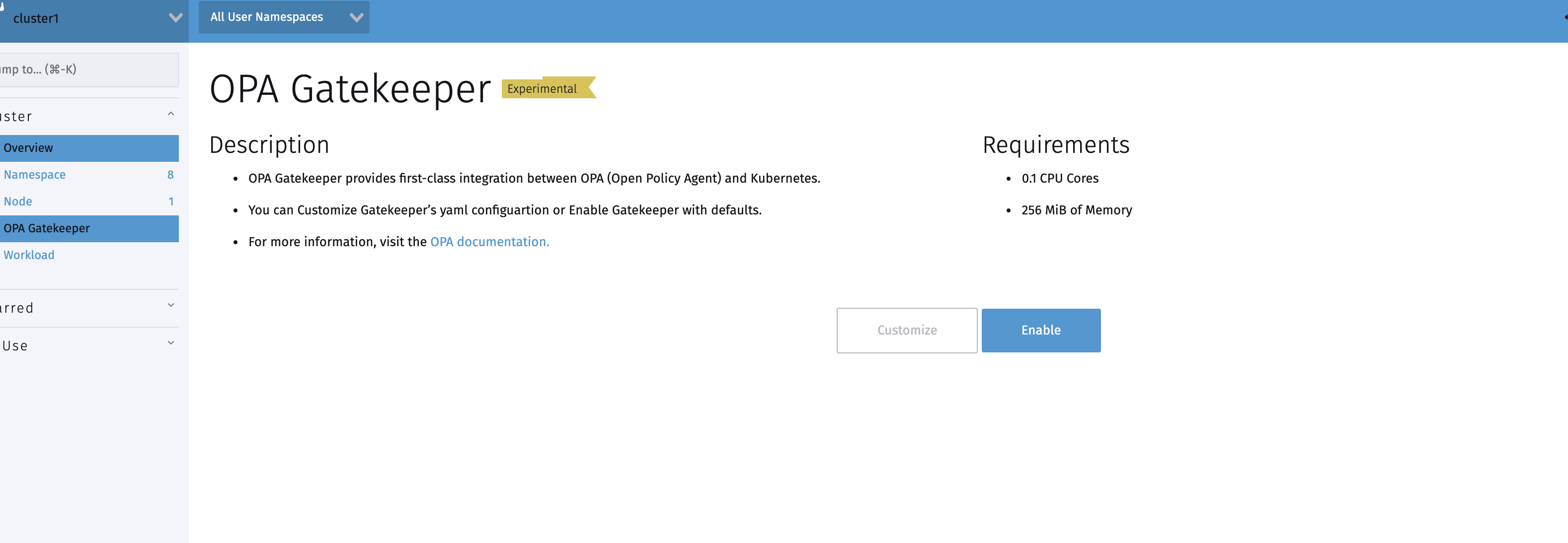 OPA gatekeeper customize button color makes it look like disabled. · Issue #461 · rancher ...