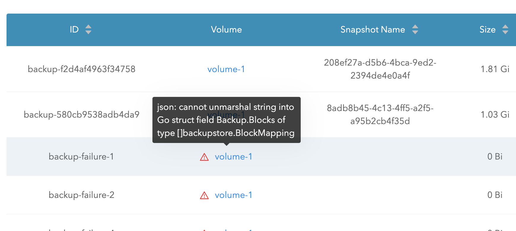 [BUG] Mapping of error messages to user friendly error messages on UI ...