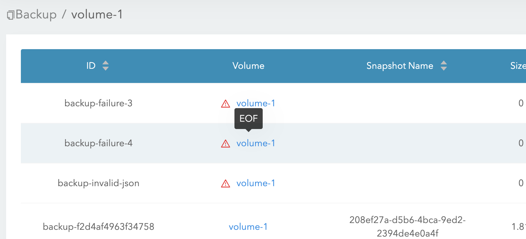[BUG] Mapping of error messages to user friendly error messages on UI ...