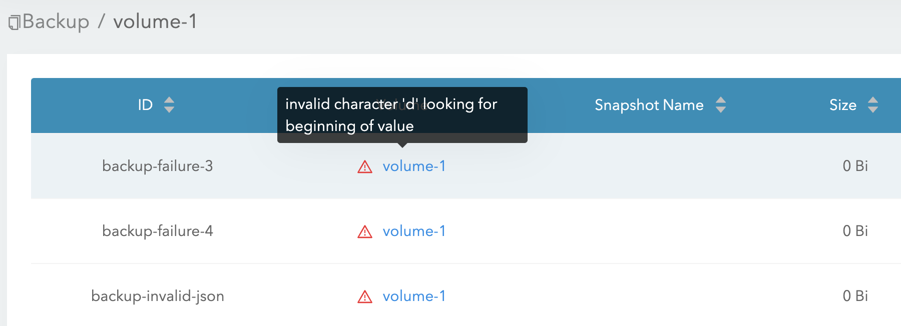 [BUG] Mapping of error messages to user friendly error messages on UI ...