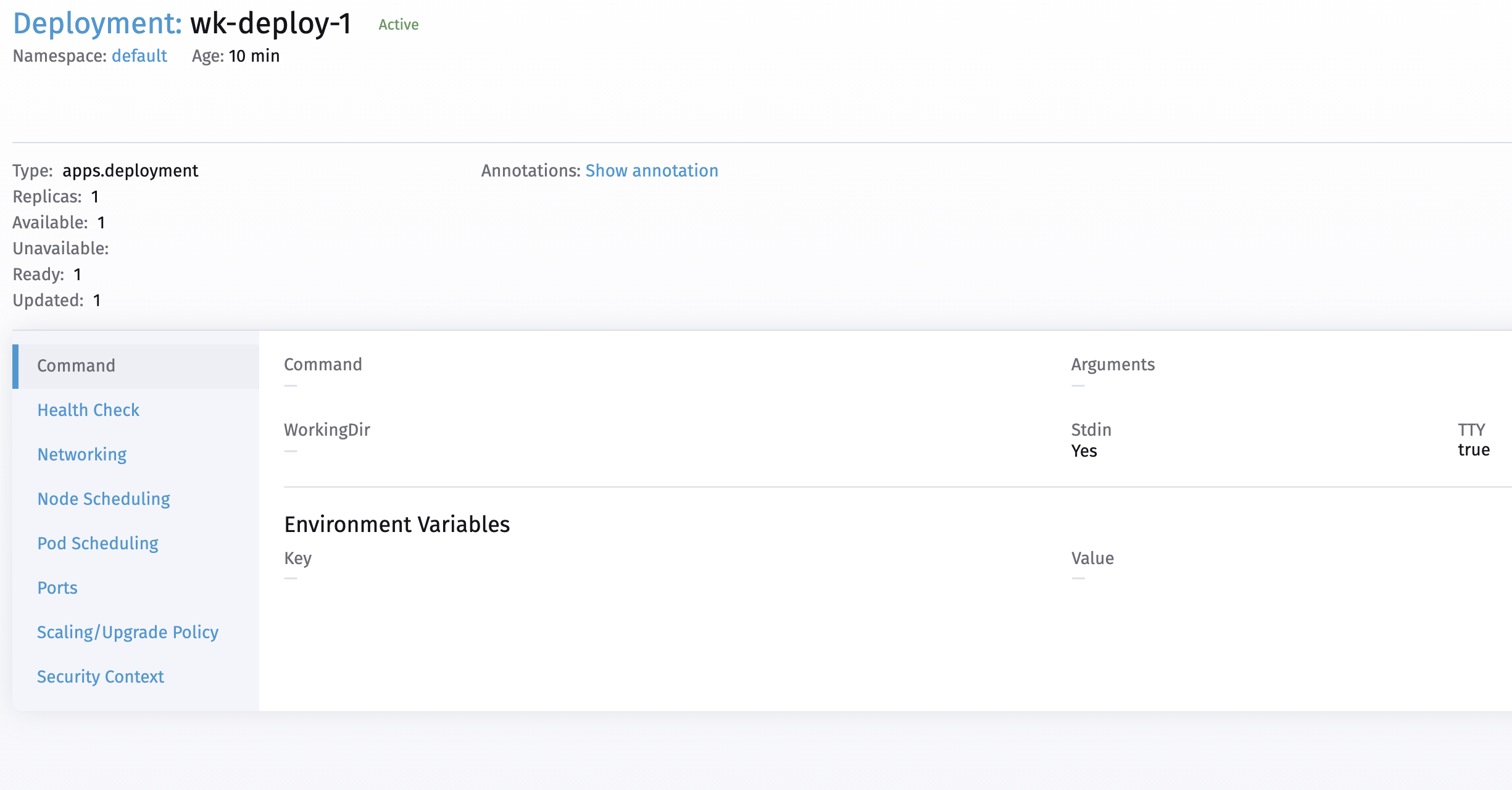 Storage Tab Not Available In Display View Of Deploymentstateful Set · Issue 1457 · Rancher