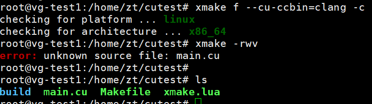 Clang编译cuda编写的cu文件 · Issue 2305 · Xmake Ioxmake · Github