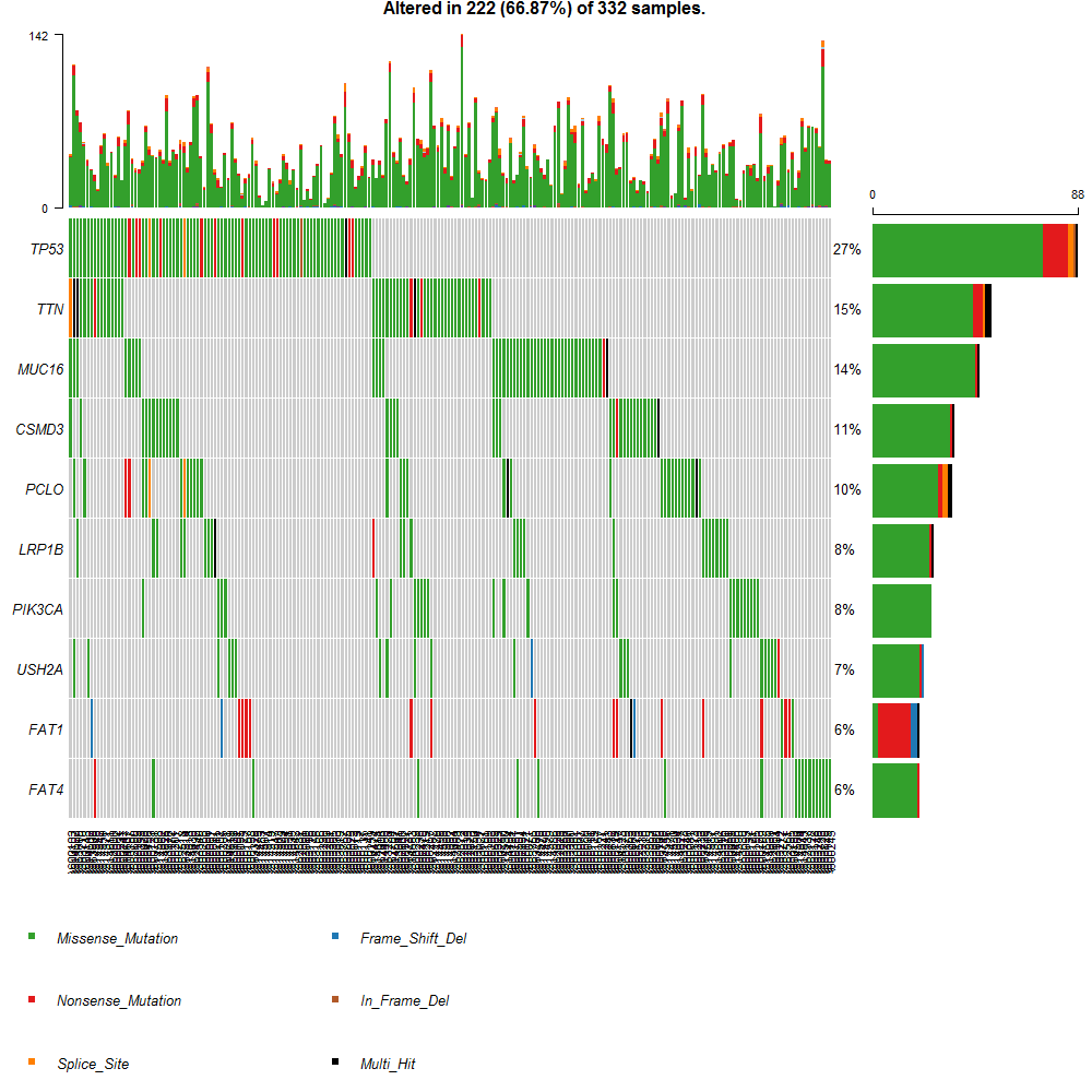 Help with oncoPlot · Issue #465 · PoisonAlien/maftools · GitHub