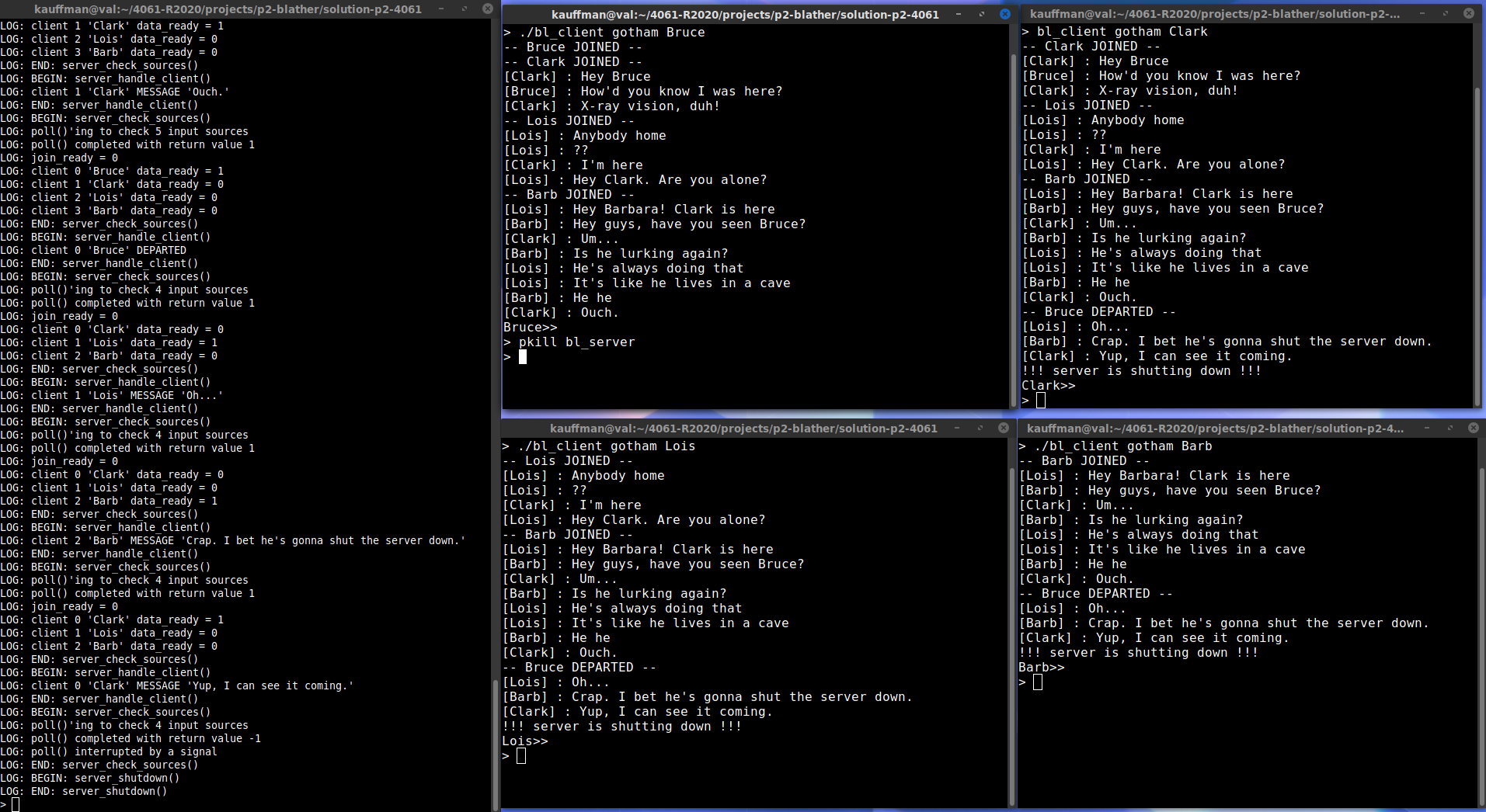 GitHub - hobbs131/Chatroom: Client/Server program for a chatroom on a ...