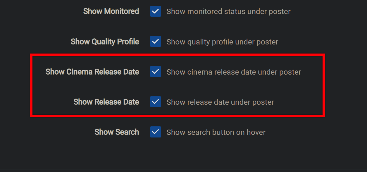 Sorting by year shows redundant info · Issue #8678 · Radarr/Radarr · GitHub